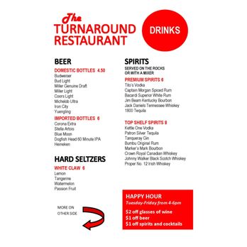TURNAROUND RESTAURANT - Updated December 2025 - 18 Photos & 18 Reviews ...