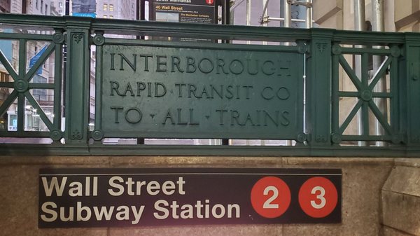 MTA - WALL ST SUBWAY STATION - 2/3 - Updated December 2025 - 32 Photos ...
