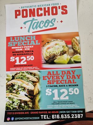 PONCHO’S TACOS - Updated May 2026 - 20 Photos & 29 Reviews - 7727 ...