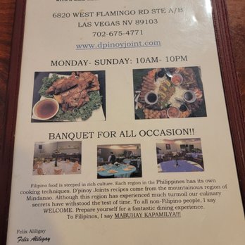 D’PINOY JOINT - Updated July 2024 - 1028 Photos & 422 Reviews - 6820 W ...