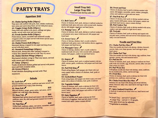 CHABA THAI BISTRO - 153 Photos & 125 Reviews - 6434 Phelan Blvd ...