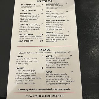 APRES BURGER BISTRO - Updated January 2025 - 121 Photos & 171 Reviews ...