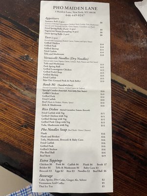 PHO MAIDEN LANE - Updated November 2024 - 20 Photos & 15 Reviews - 3 ...