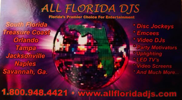 ALL FLORIDA DJS - Updated August 2025 - Fort Lauderdale, Florida - DJs ...
