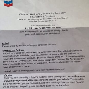 CHEVRON REFINERY & HQ - Updated October 2025 - 841 Chevron Way ...