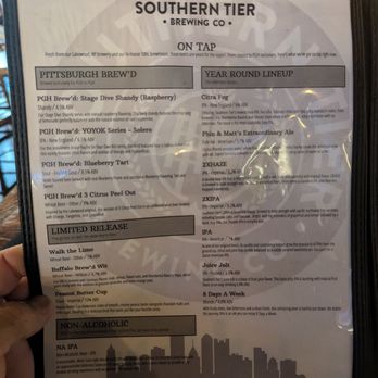 SOUTHERN TIER BREWERY PITTSBURGH - Updated November 2024 - 876 Photos ...