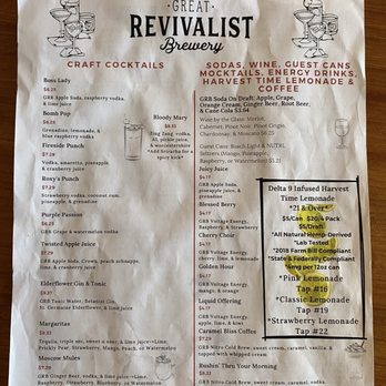 GREAT REVIVALIST BREWERY - Updated June 2025 - 106 Photos & 41 Reviews ...