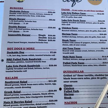 DOCKSIDE CAFE - Updated October 2025 - 237 Photos & 221 Reviews - 611 W ...