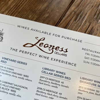 LEONESS CELLARS - 2559 Photos & 2001 Reviews - 38311 DePortola Rd ...