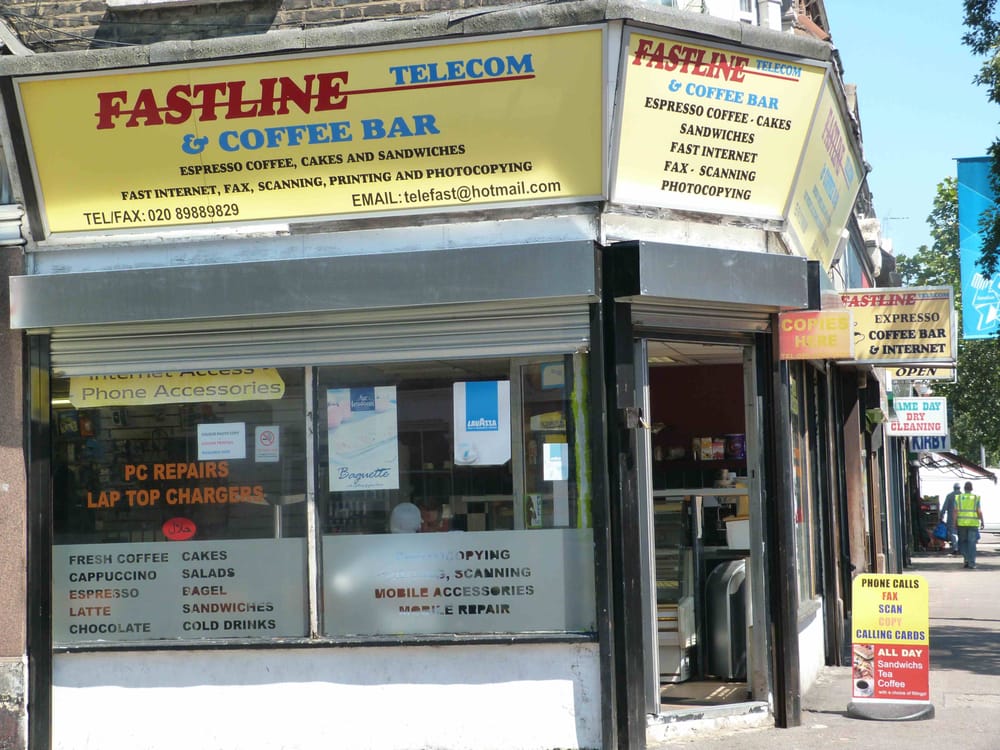 FASTLINE TELECOM & COFFEE BAR - Updated August 2024 - 343 Lea Bridge ...