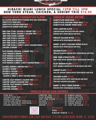 HIBACHI MIAMI JAPANESE GRILL - Updated November 2025 - 18 Photos & 10 ...