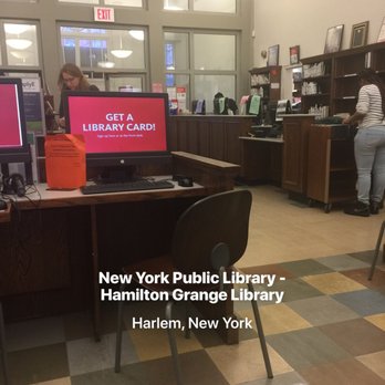 NEW YORK PUBLIC LIBRARY - HAMILTON GRANGE LIBRARY - Updated October ...