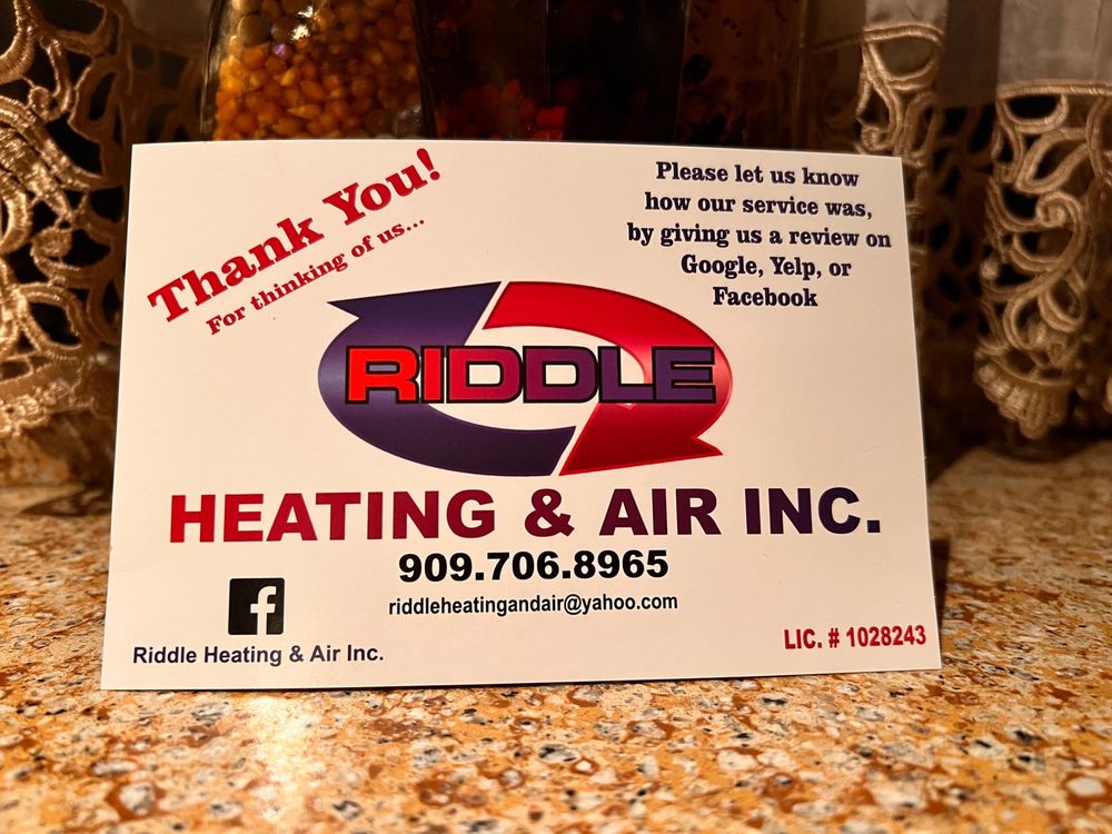 RIDDLE HEATING AND AIR - Updated January 2026 - 65 Photos & 25 Reviews ...