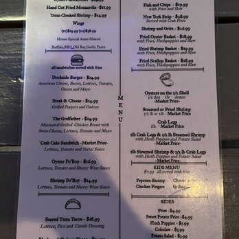 DOCKSIDE RESTAURANT - Updated July 2024 - 213 Photos & 162 Reviews ...