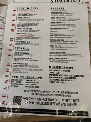 SEASIDE FISH HOUSE - Updated December 2025 - 32368 Long Neck Rd ...