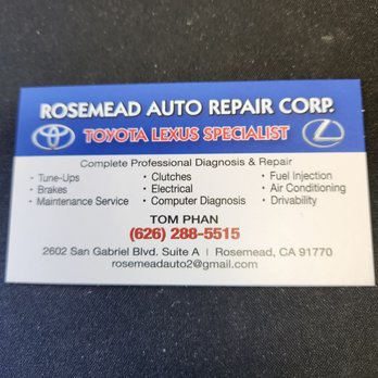 ROSEMEAD AUTO REPAIR - Updated December 2024 - 18 Photos & 166 Reviews ...