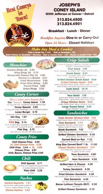 JOSEPH’S CONEY ISLAND - 10 Reviews - 12500 E Jefferson Ave, Detroit, MI ...