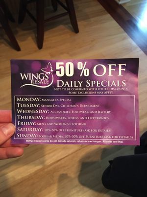 WINGS RESALE STORE - Updated January 2025 - 12 Photos - 1302 N Rand Rd ...