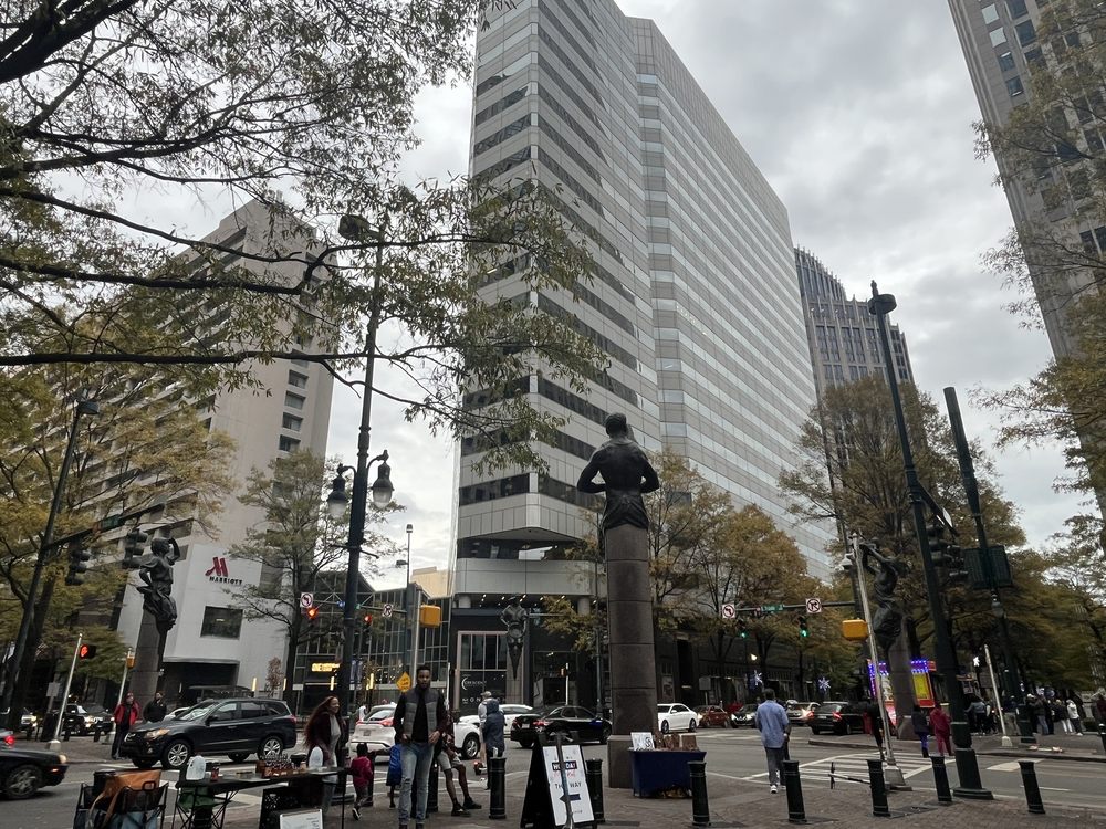 FOUR CORNERS OF INDEPENDENCE SQUARE SCULPTURES - 101 N Tryon St ...