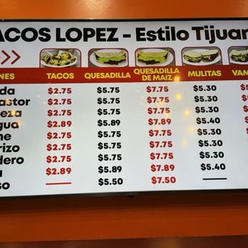 TACOS LOPEZ - Updated December 2025 - 206 Photos & 325 Reviews - 1594 W ...