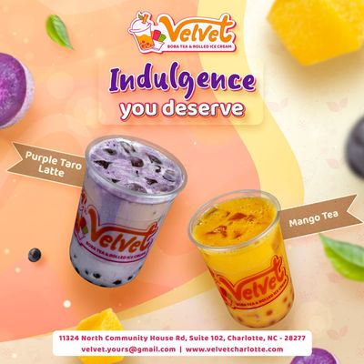 VELVET BOBA TEA & ROLLED ICE CREAM - Updated August 2024 - 61 Photos ...