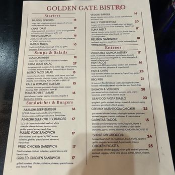GOLDEN GATE BISTRO - Updated December 2025 - 107 Photos & 73 Reviews ...