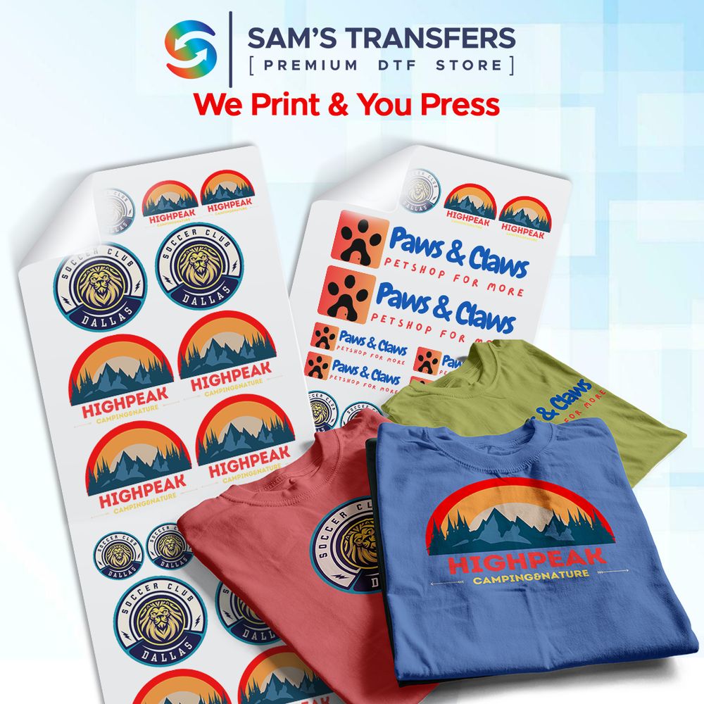 SAM’S DTF TRANSFERS - Updated December 2025 - Request a Quote - 777 N Grove Rd, Richardson ...