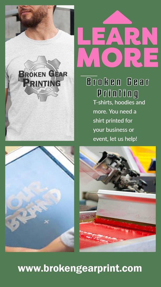 BROKEN GEAR PRINTING - 514 N Palm St, Janesville, Wisconsin - Screen ...