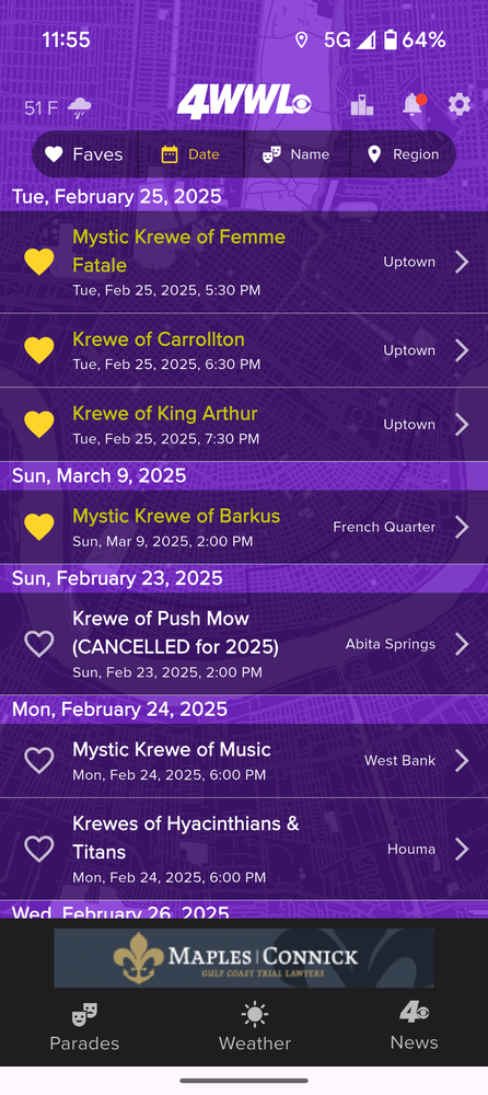 WWL-TV CHANNEL 4 - Updated December 2025 - 1024 N Rampart St, New ...