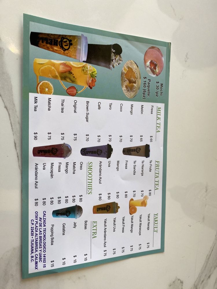 HELLO BOBA - Updated August 2024 - Blvd. Agua Caliente 12202, Tijuana ...