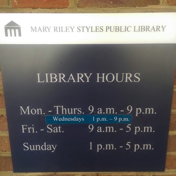 MARY RILEY STYLES PUBLIC LIBRARY - Updated December 2025 - 149 Photos ...