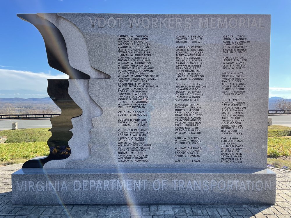 VDOT WORKERS MEMORIAL - Updated August 2025 - 49 Photos - Interstate 64 ...