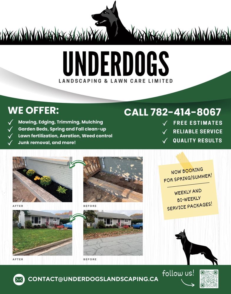 UNDERDOGS LANDSCAPING & LAWN CARE - Updated December 2025 - Request a Quote - Dartmouth, Nova ...