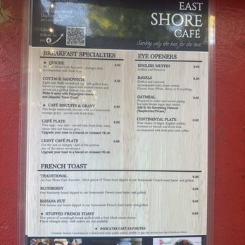 EAST SHORE CAFE - Updated August 2025 - 238 Photos & 209 Reviews - 1506 ...