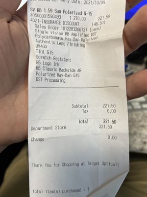 TARGET OPTICAL - Updated August 2025 - 1900 Matthews Township Pkwy ...