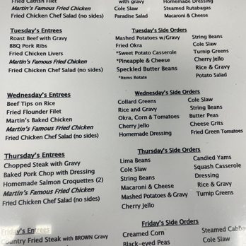 MARTIN’S RESTAURANT - 138 Photos & 151 Reviews - 1796 Carter Hill Rd ...