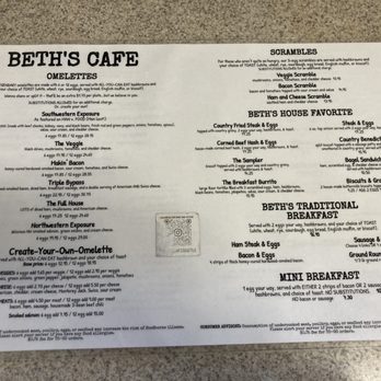 BETH’S CAFE - Updated October 2024 - 1099 Photos & 1514 Reviews - 7311 ...