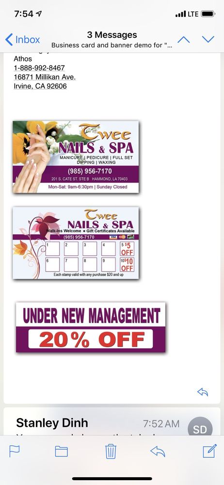 TWEE NAILS&SPA - Updated May 2026 - 201 S Cate St, Hammond, Louisiana ...