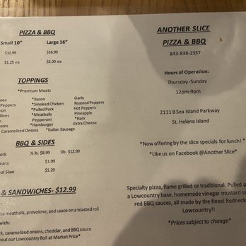 ANOTHER SLICE - Updated April 2025 - 32 Photos & 46 Reviews - 2111 Sea ...