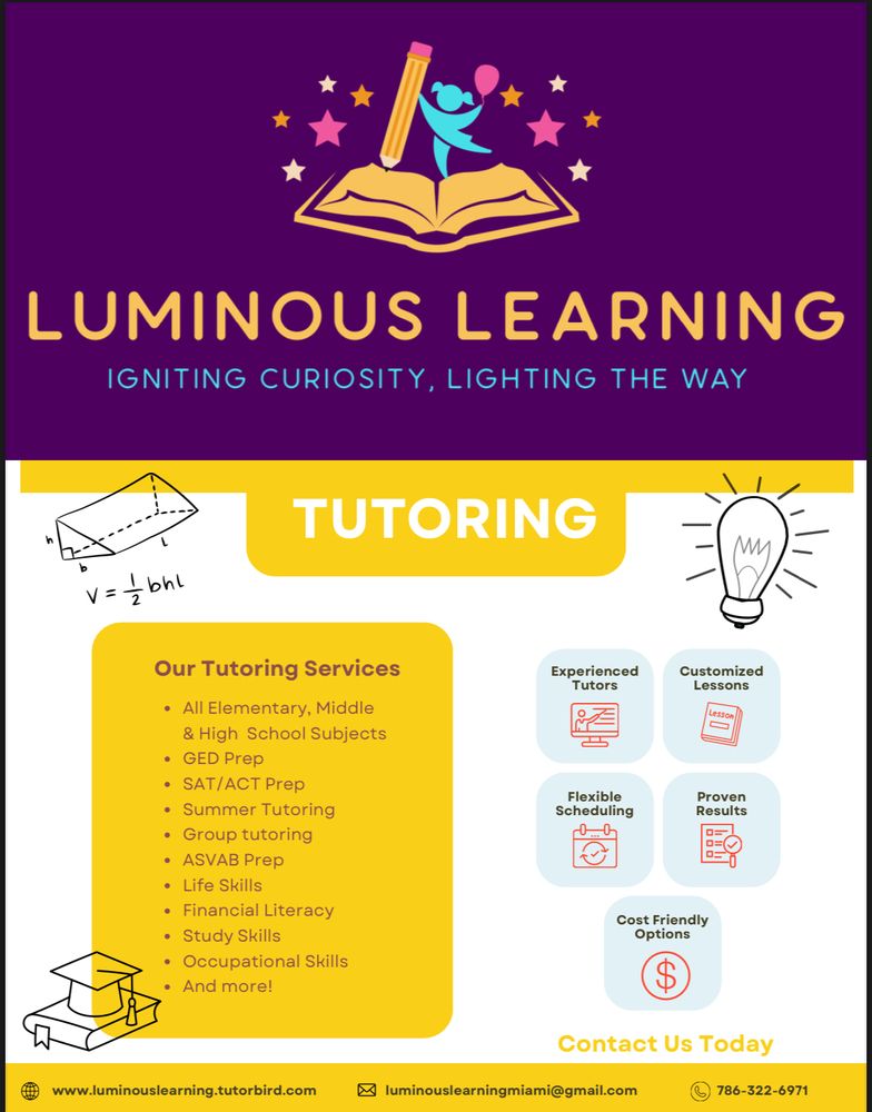 LUMINOUS LEARNING - Updated February 2025 - Request Information - Miami, Florida - Private ...