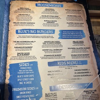 BLUE MOOSE BURGERS & WINGS - Updated November 2024 - 98 Photos & 98 ...