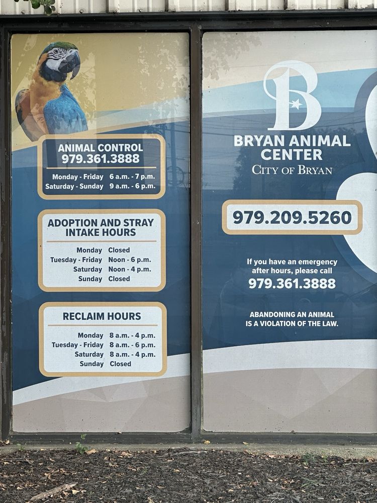 BRYAN ANIMAL CENTER - Updated August 2024 - 2207 Finfeather Rd, Bryan ...