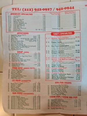 HANG LEE CHINESE - Updated December 2025 - 44 Reviews - 666 W 204th St ...