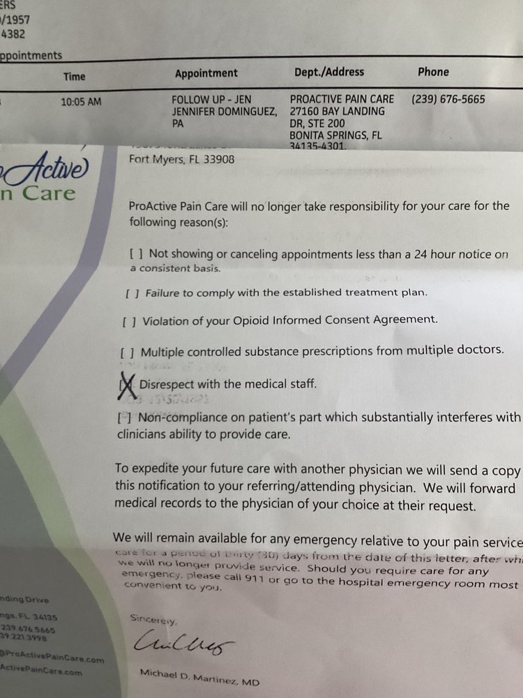 PROACTIVE PAIN CARE - Updated December 2025 - 27160 Bay Landing Dr ...