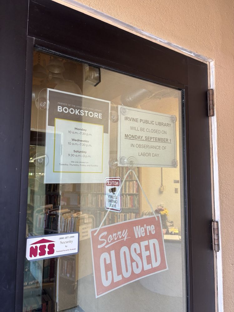 THE UNIVERSITY PARK FRIENDS OF THE LIBRARY BOOKSTORE - Updated November ...