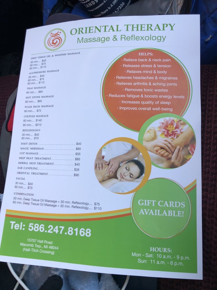 Great Life Oriental Therapy 24 Photos And 52 Reviews 15707 Hall Rd