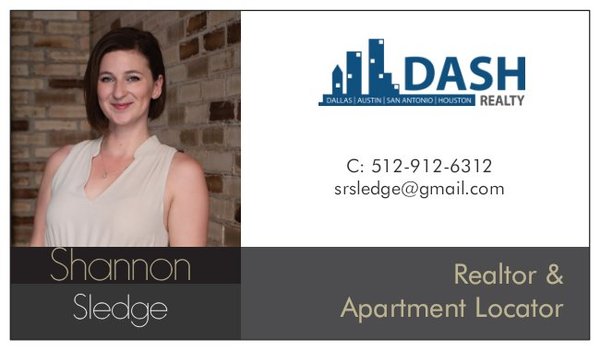 SHANNON SLEDGE - DASH REALTY - Updated August 2025 - Austin, Texas ...