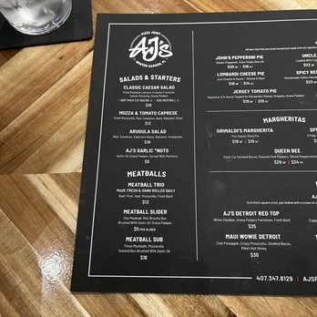 AJ’S PIZZA JOINT - Updated June 2025 - 210 Photos & 76 Reviews - 42 W Plant St, Winter Garden ...