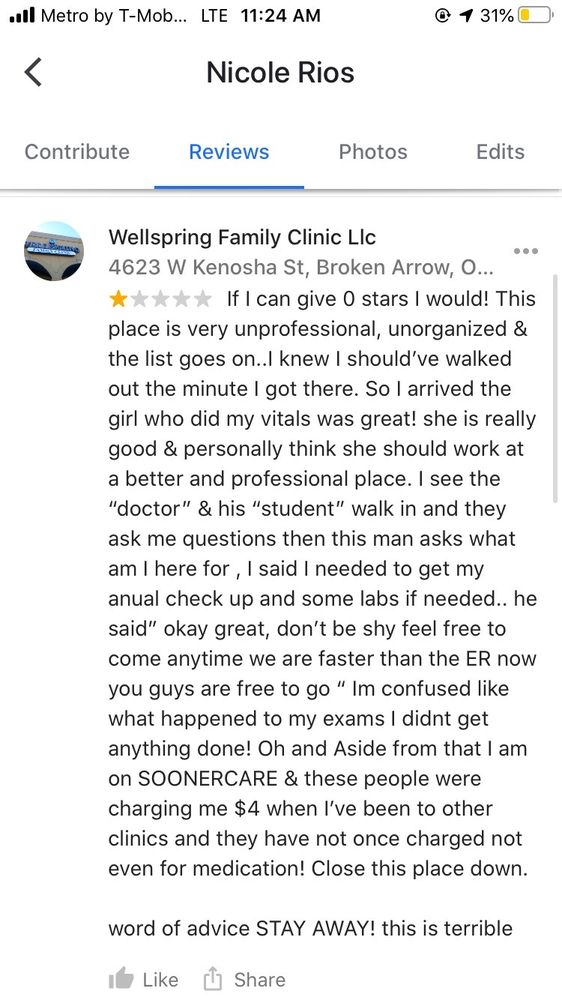 WELLSPRING FAMILY CLINIC - Updated October 2025 - 4623 W Kenosha St ...