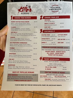 KILLER BURGER - VANCOUVER - Updated December 2024 - 205 Photos & 557 ...